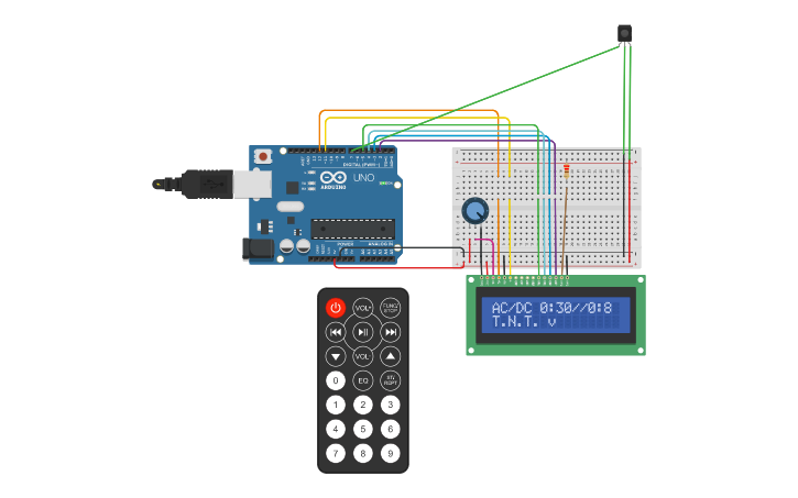 Circuit design PLAYER - Tinkercad