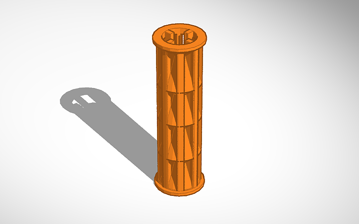 3D design Short Baffle 70mm Ver. 1 - Tinkercad