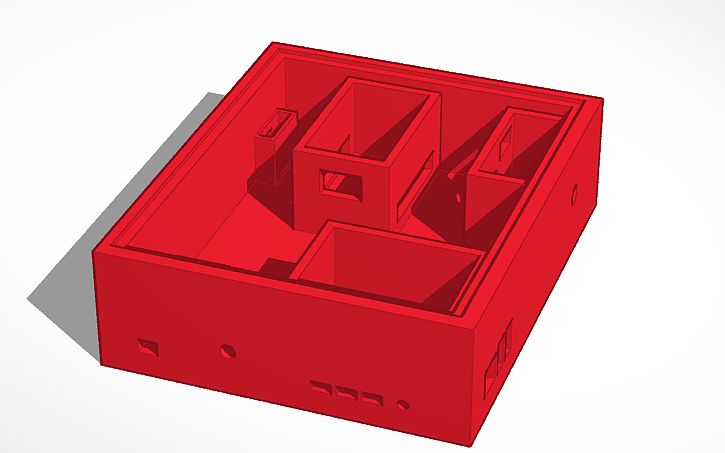 3D design iot weather project - Tinkercad