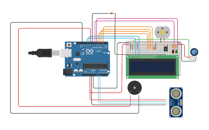 Circuit design Sensor De Nivel De Agua 2 - Tinkercad Circuit design Sensor De Nivel De Agua 2 - Tinkercad