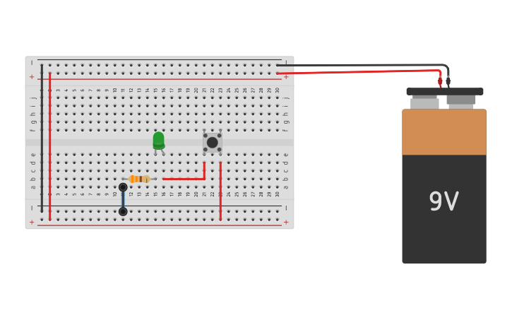 Circuit design A01-Build a Simple Circuit in Tinkercad | Tinkercad