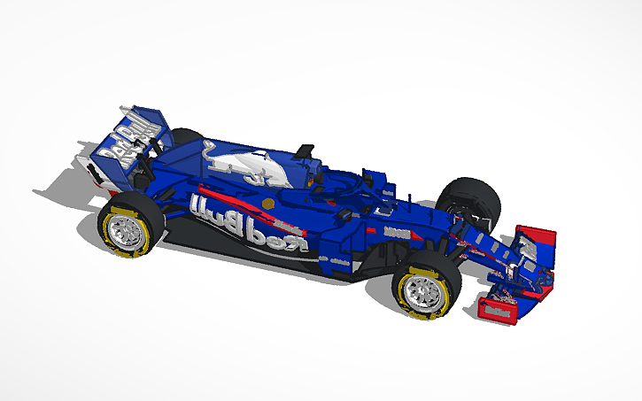3D design Honda redbull f1 2019 - Tinkercad