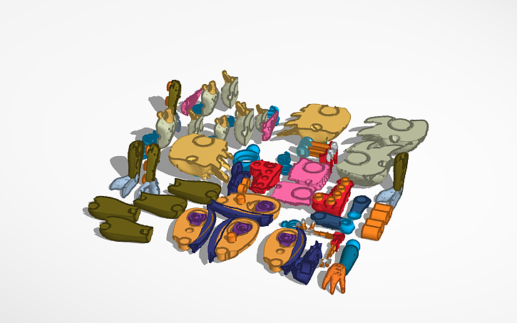 3D design cyber-zilla - Tinkercad