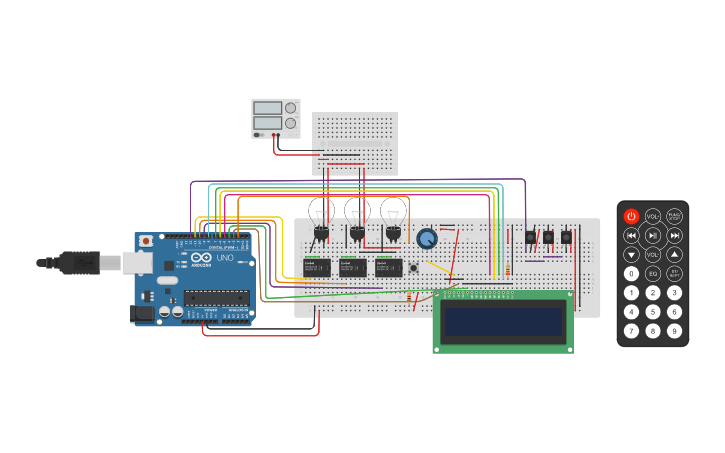 Circuit design Projeto | Tinkercad