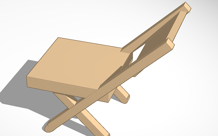 3D design chair - Tinkercad