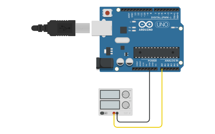 Circuit Design Analog Input Tinkercad 0212