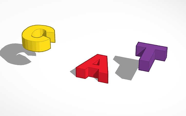 3d Design Cat Tinkercad
