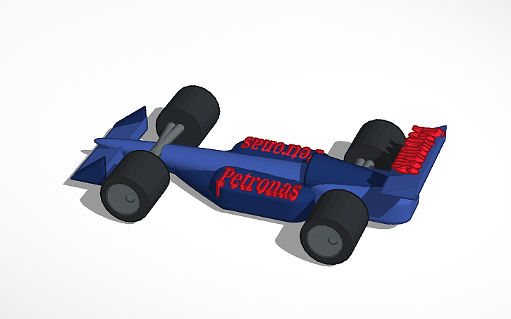3D design FORMULA 1 CAR - Tinkercad