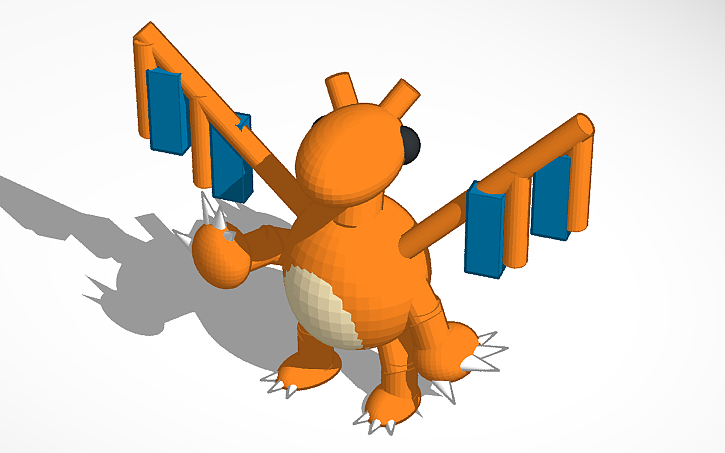 3D design Charizard - Tinkercad