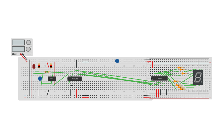 Circuit Design Copy Of Seven Segment Encoder Simple Counter Sem 2 Project Tinkercad