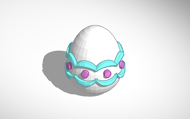 3D design Easter egg - Tinkercad