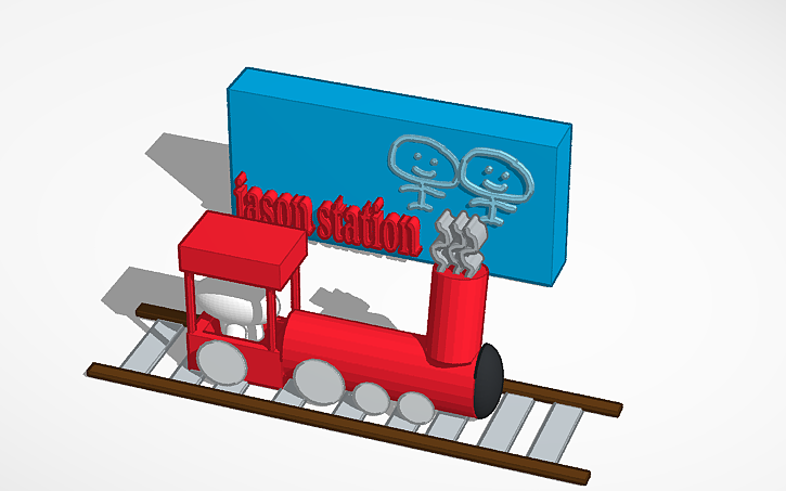 3D design train - Tinkercad