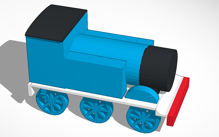 3D design Thomas The Tank engine - Tinkercad