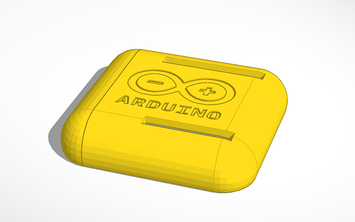 3d Design Shapely Arduino Enclosure Wip With Arduino Logo Top