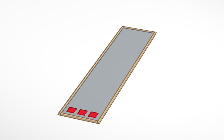 3D design walkway project design - Tinkercad