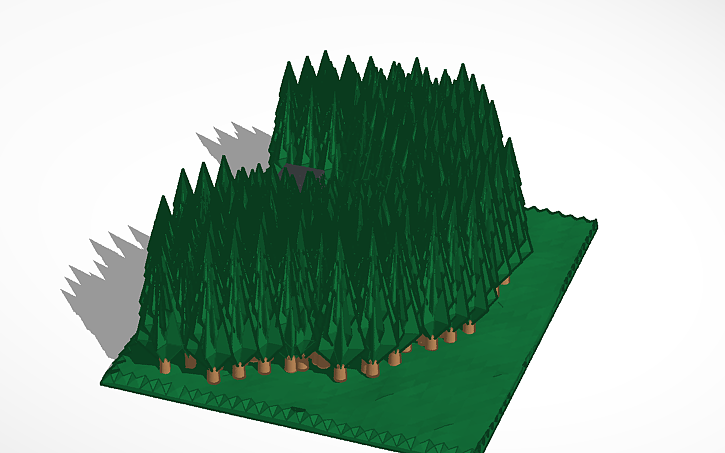 3D design Forest Temple | Tinkercad