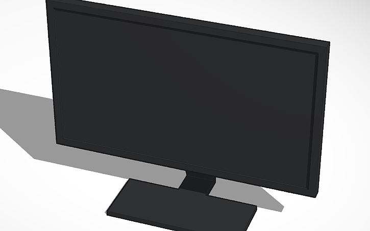 3D design monitor - Tinkercad