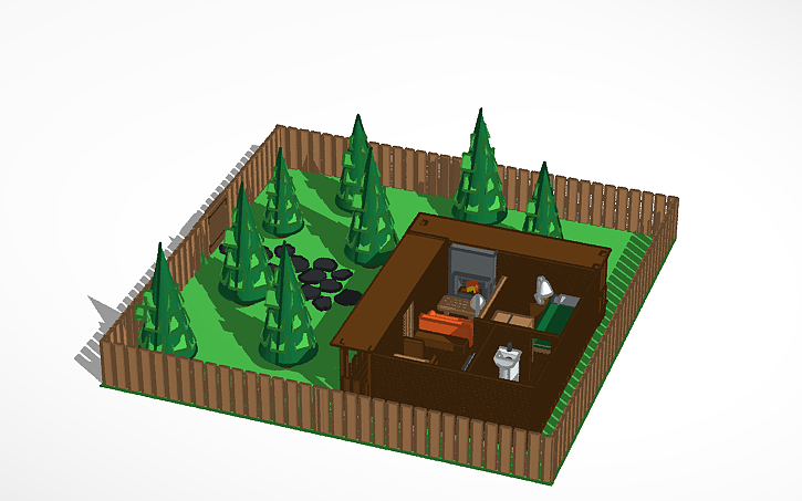 3D design Finca - Tinkercad