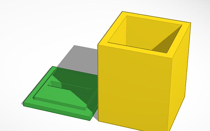 3D design Money Box - Tinkercad
