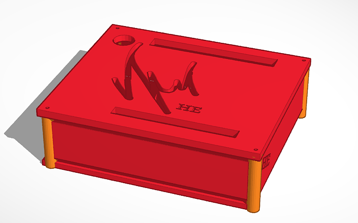 3D design Arduino kassi - Tinkercad