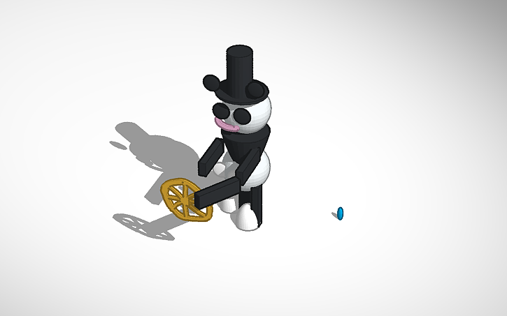 3D design Mickey Mouse 2D/3D Modeler | Tinkercad