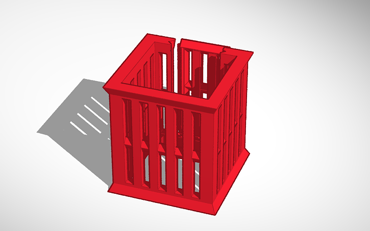 3D design Cage With Door | Tinkercad