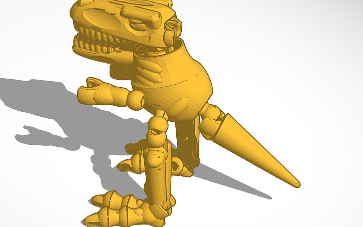 3D design mini dino | Tinkercad