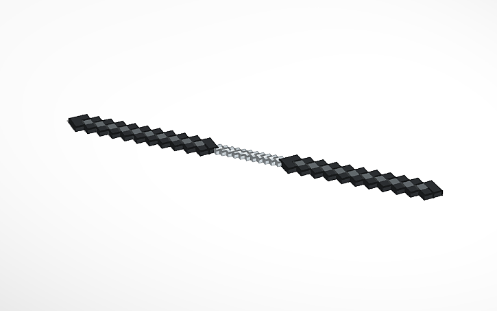 3D design Minecraft Sickle? - Tinkercad