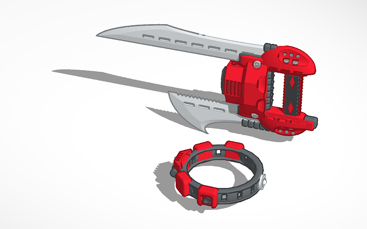 3D design Blaster Blades - Tinkercad