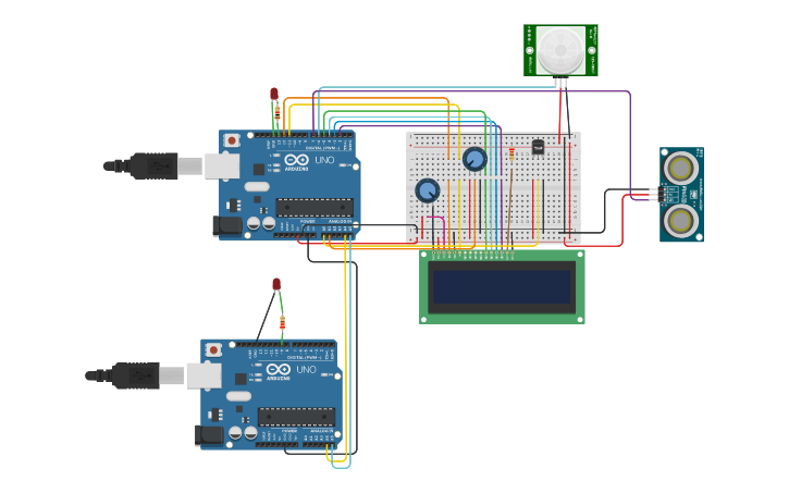 Circuit design Arduino Smart Home 5 - Tinkercad