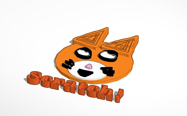 3D design Scratch the cat | Tinkercad