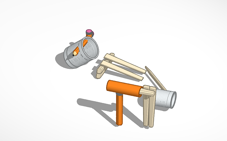 3D design Chain Reaction - Tinkercad