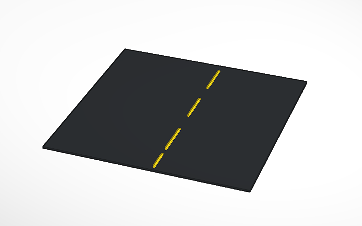 3D design road - Tinkercad