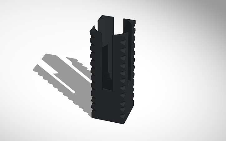 3D design Airsoft Flash Hider | Tinkercad
