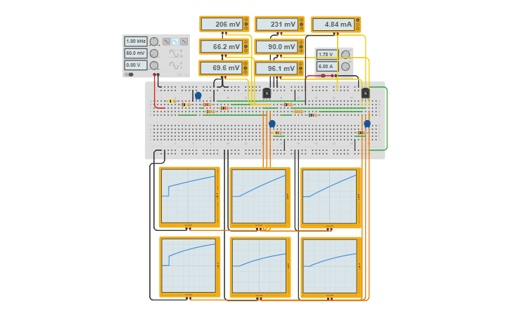 Circuit design Copy of E09 2-2 Application | Tinkercad