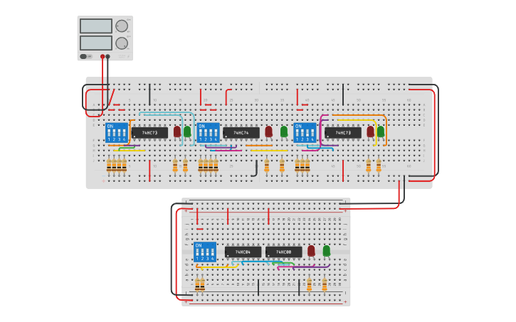 Circuit design desafio 37 | Tinkercad