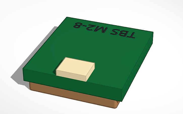 3D design TBS M8-2 GPS Module - simplified | Tinkercad