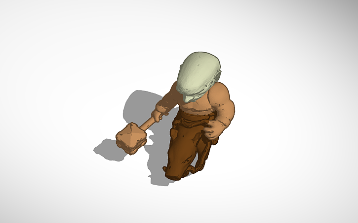 3D design Hog Rider, the Rock Johnson - Tinkercad