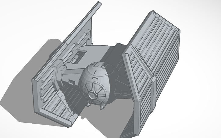 3D design TIE X1 Advanced + TIE Aggressor - Tinkercad