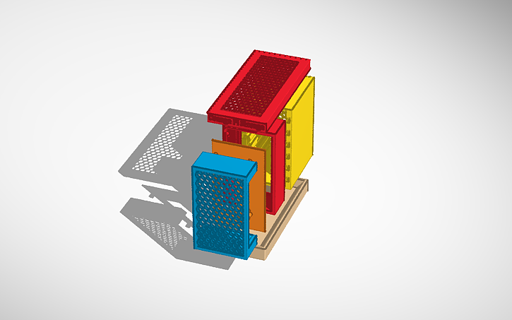 3D design Orange Pi 5 Plus Storage Enclosure - Tinkercad