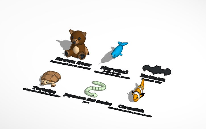 3D design International Animals | Tinkercad