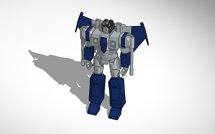 3D design transformers: Dreadwing - Tinkercad