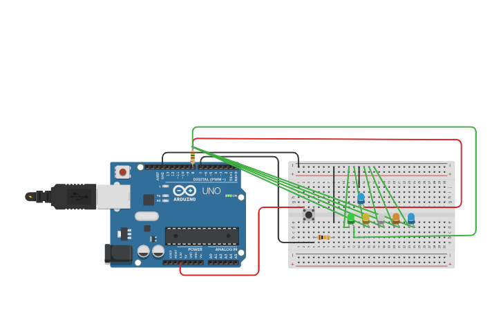 Circuit design BAI TAP - Tinkercad