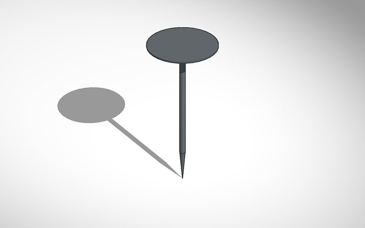 3D design Nail - Tinkercad