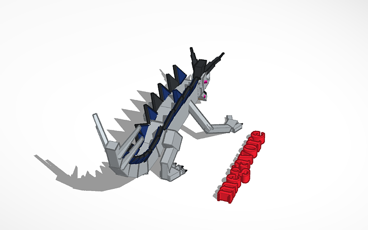 3D design megavore - Tinkercad