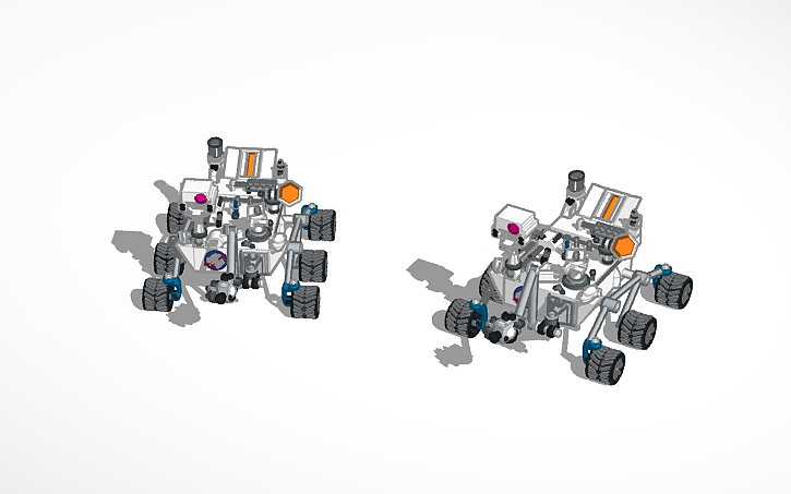 3D design Lunar rover - Tinkercad