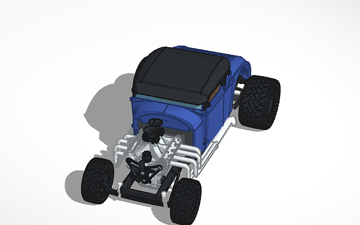 3D design HOT ROD 1930 - Tinkercad