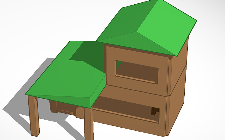 3D design Simple House - Tinkercad