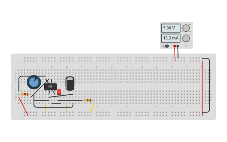 Circuit design Circuito 1 - Tinkercad