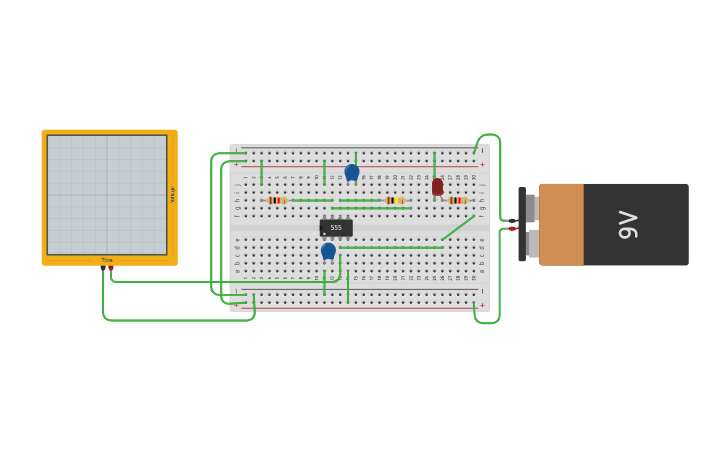 Circuit Design 555 Timer Clock Project Tinkercad